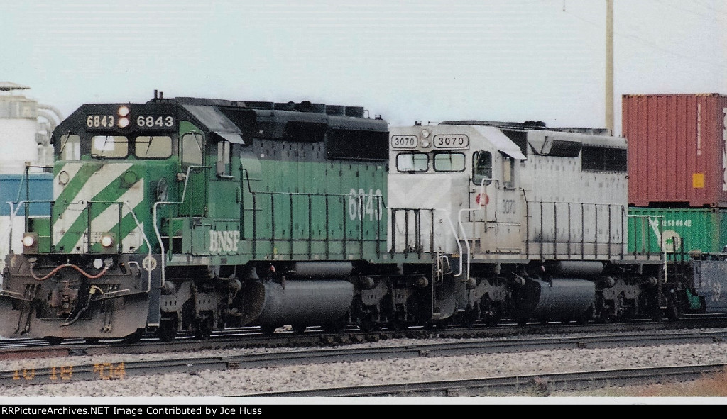 BNSF 6843 East
